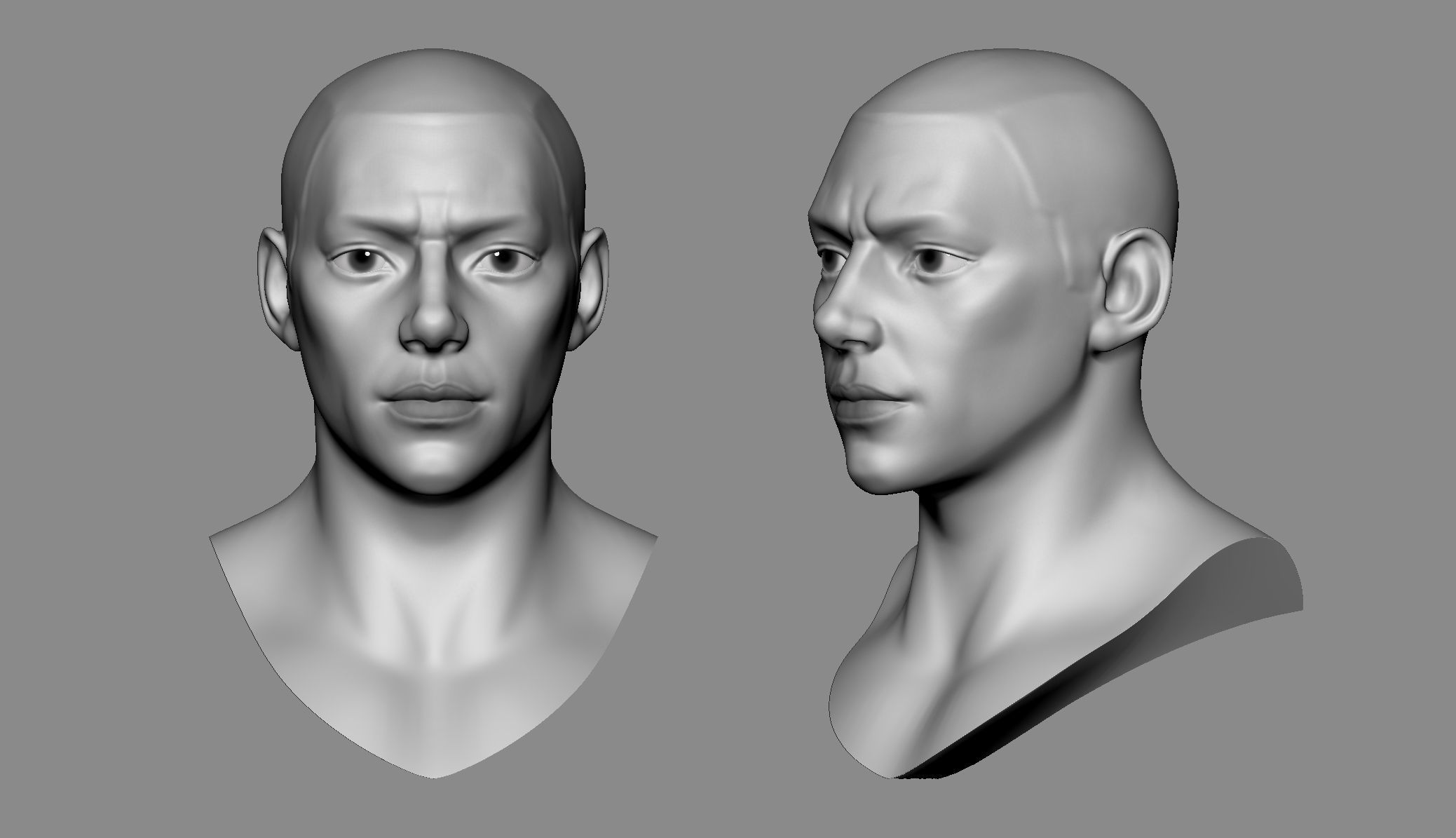 Head Base H01 3D model | CGTrader