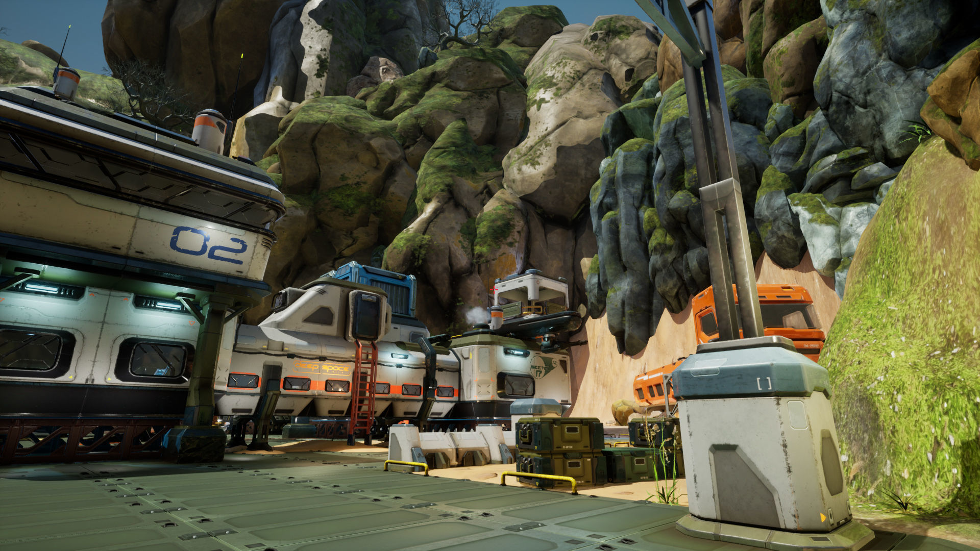 3D model Modular Sci-Fi Military Base VR / AR / low-poly | CGTrader