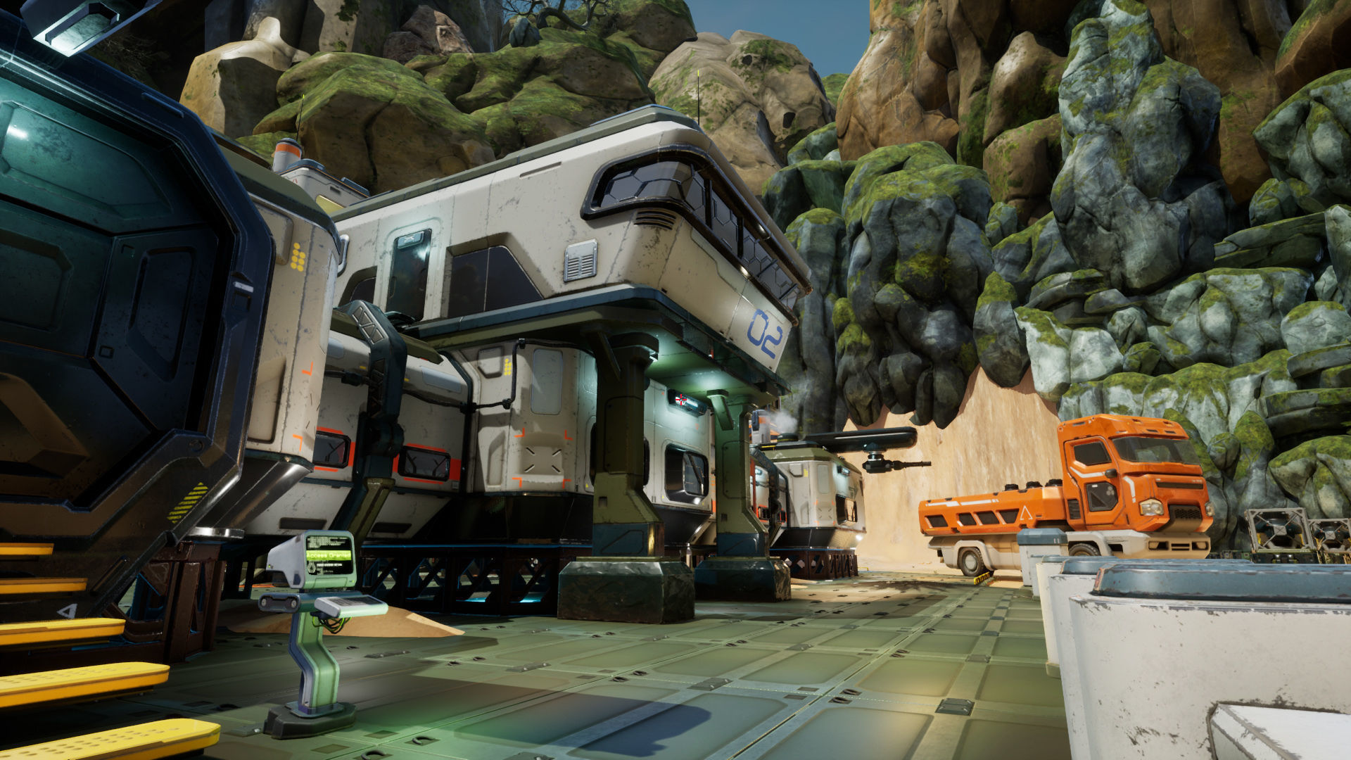 3D model Modular Sci-Fi Military Base VR / AR / low-poly | CGTrader