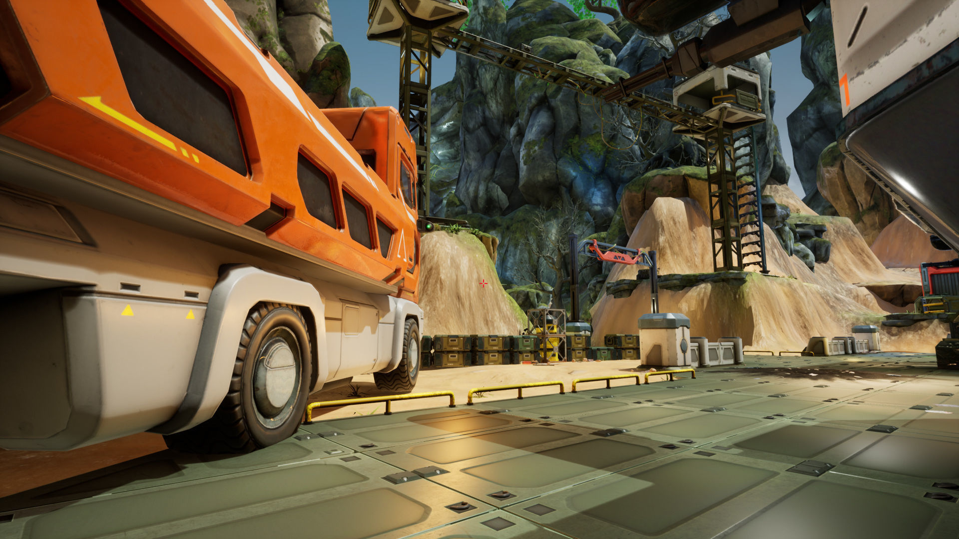 3D model Modular Sci-Fi Military Base VR / AR / low-poly | CGTrader