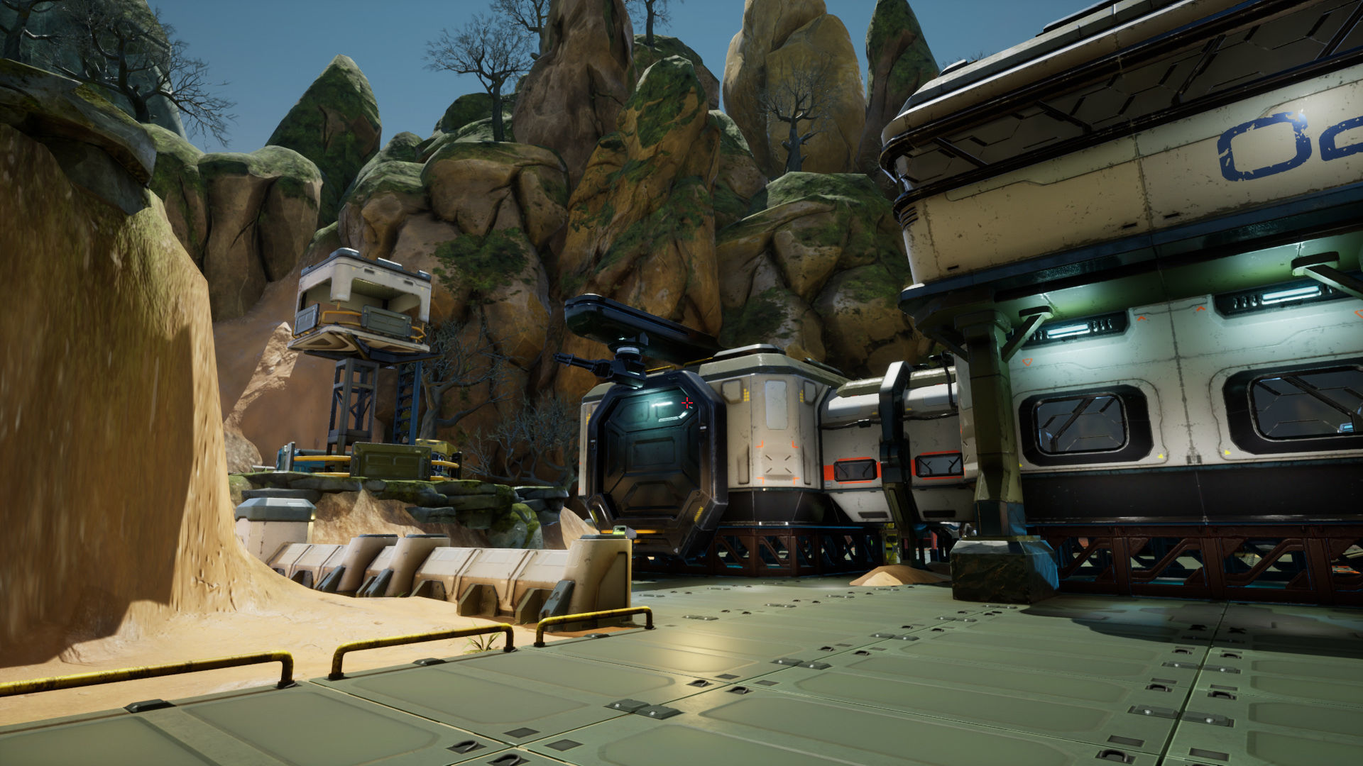 3D model Modular Sci-Fi Military Base VR / AR / low-poly | CGTrader