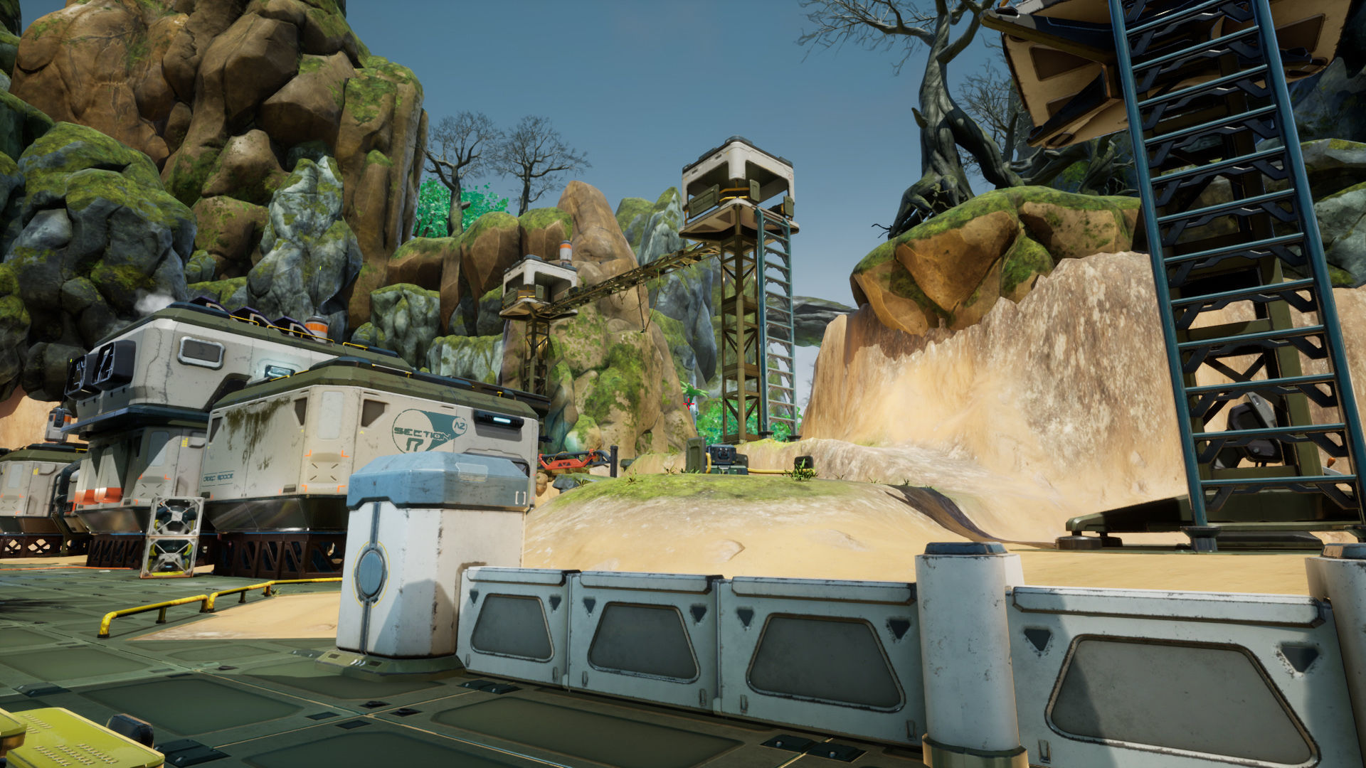 3D model Modular Sci-Fi Military Base VR / AR / low-poly | CGTrader