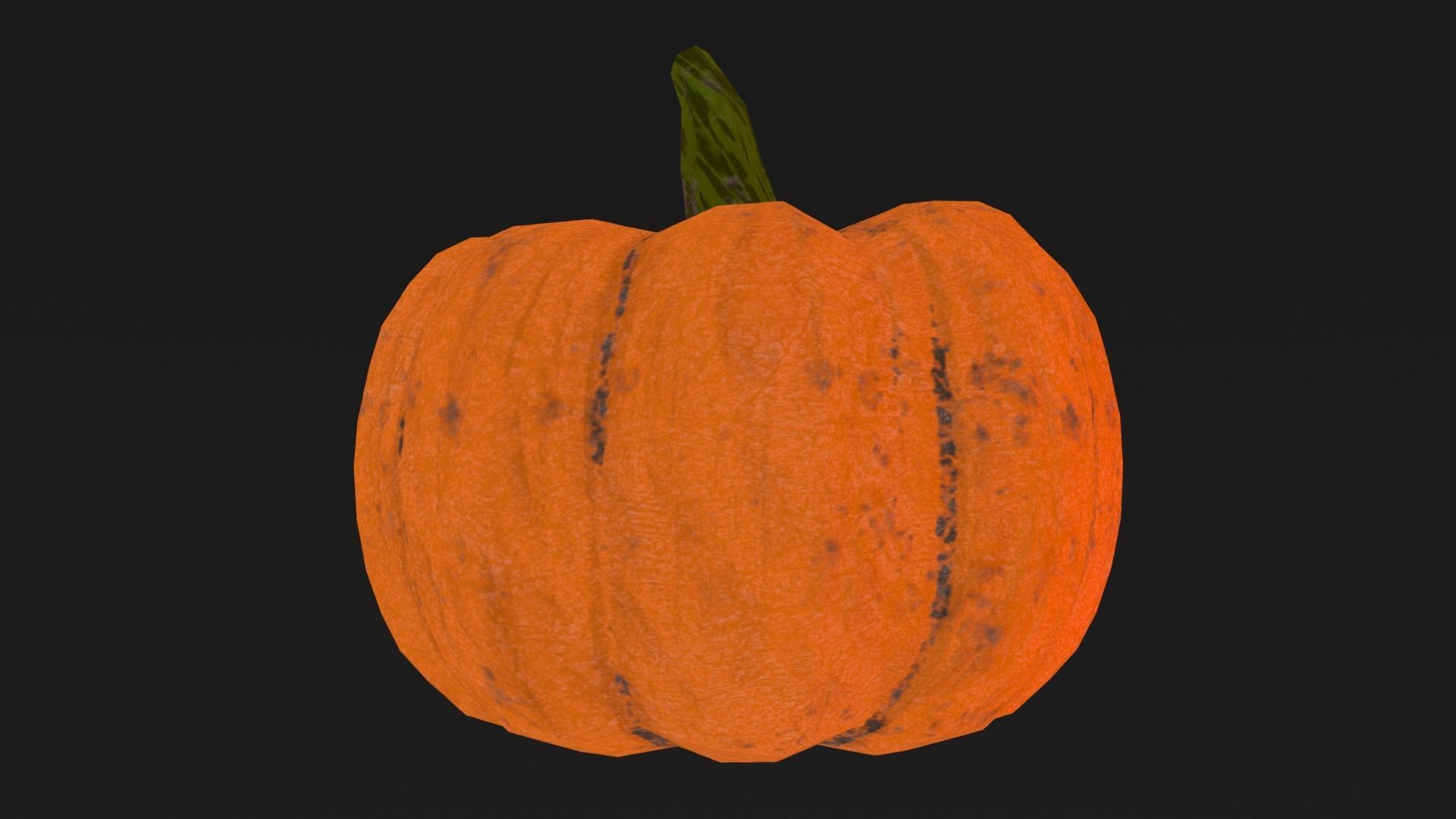 3D model Halloween Pumpkin Low-poly 3D model VR / AR / low-poly | CGTrader