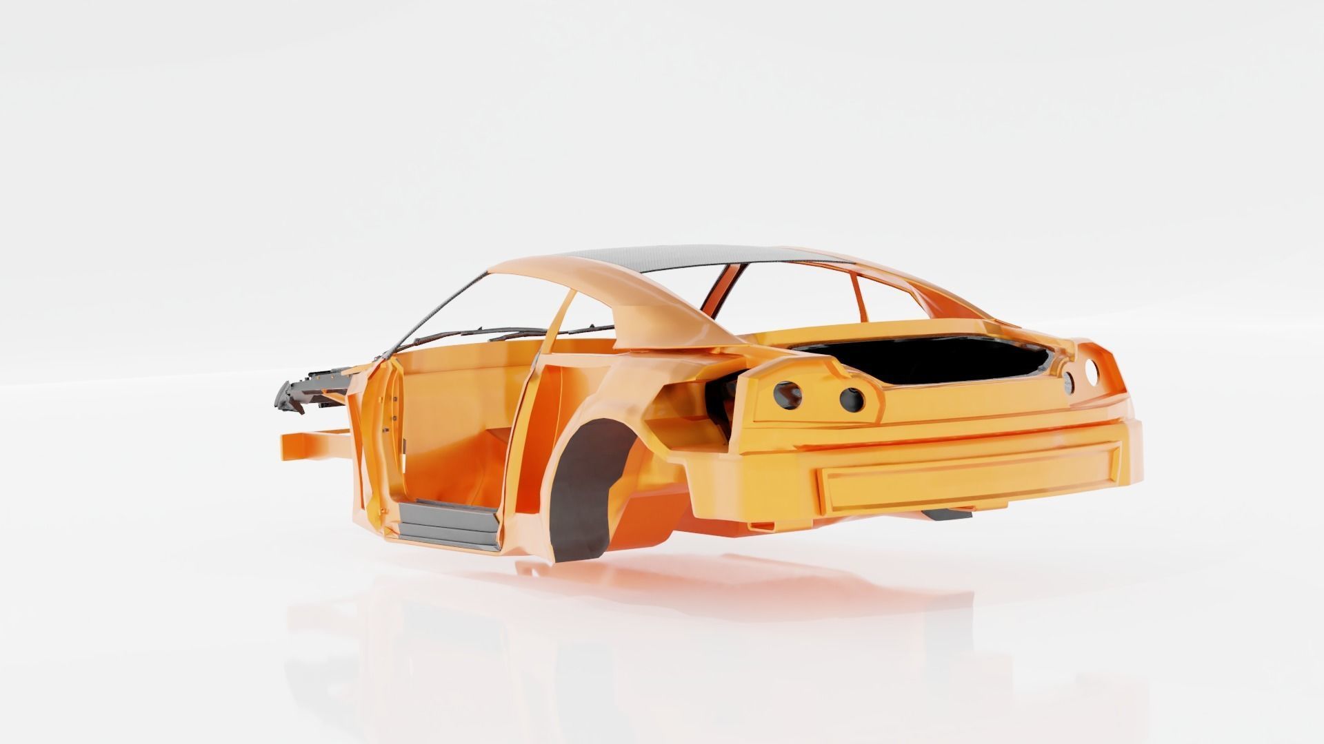 Customizable sport car 3D model rigged | CGTrader