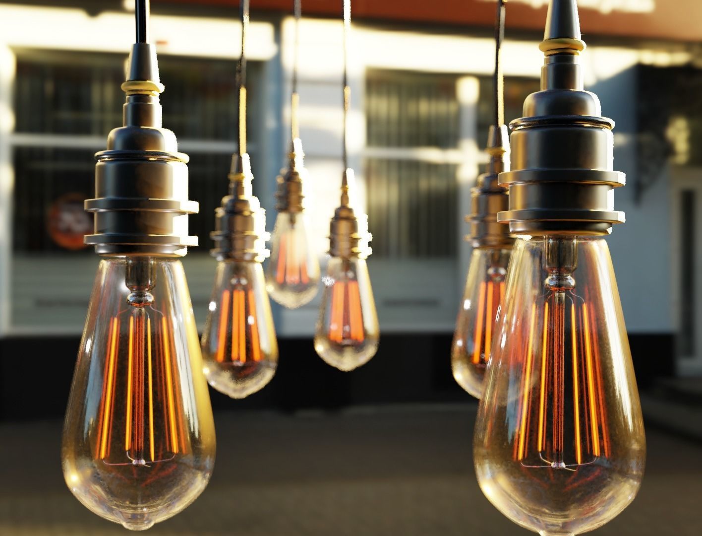 3D model Filament Bulb - Fully defined VR / AR / low-poly | CGTrader