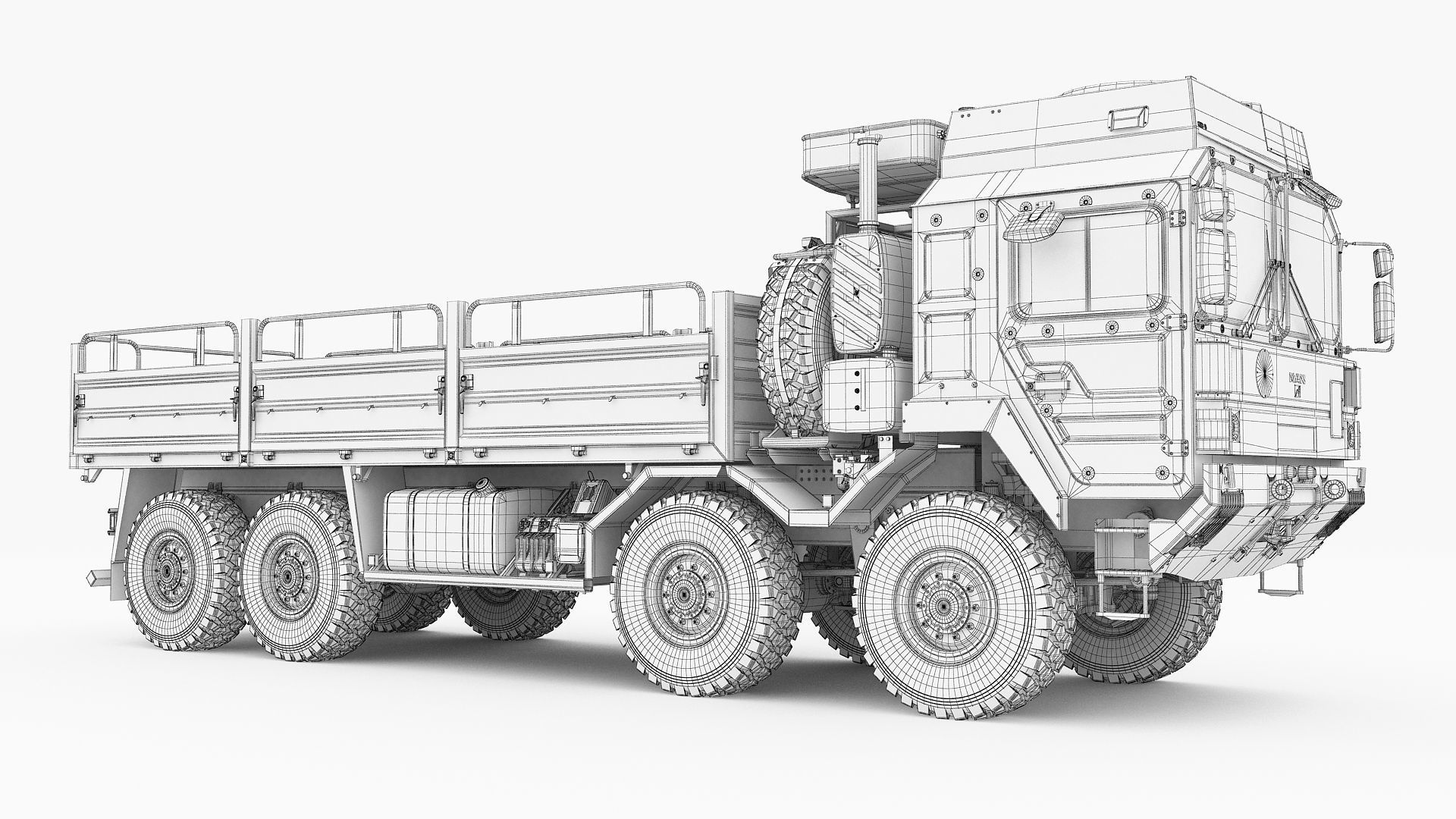 Trucks MAN HX77 3D model | CGTrader