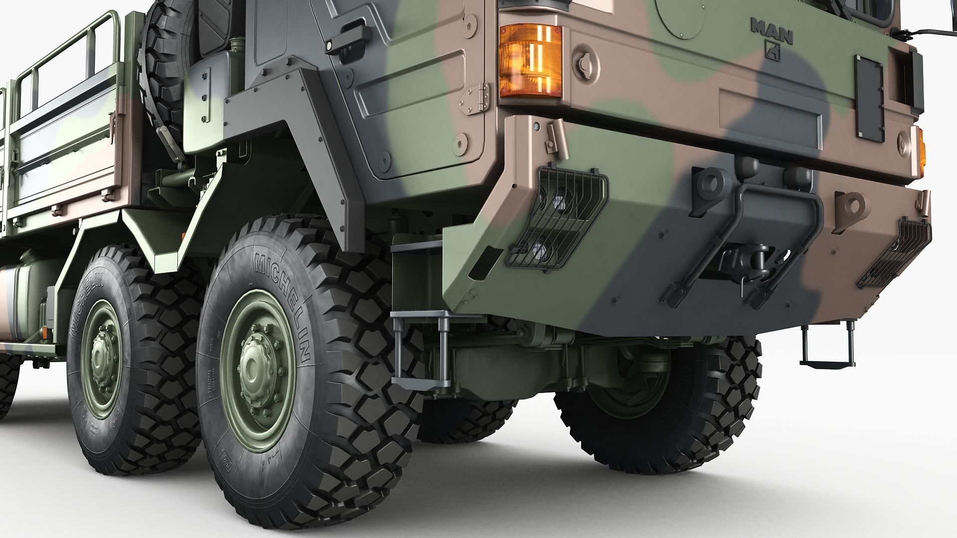 Trucks MAN HX77 3D model | CGTrader