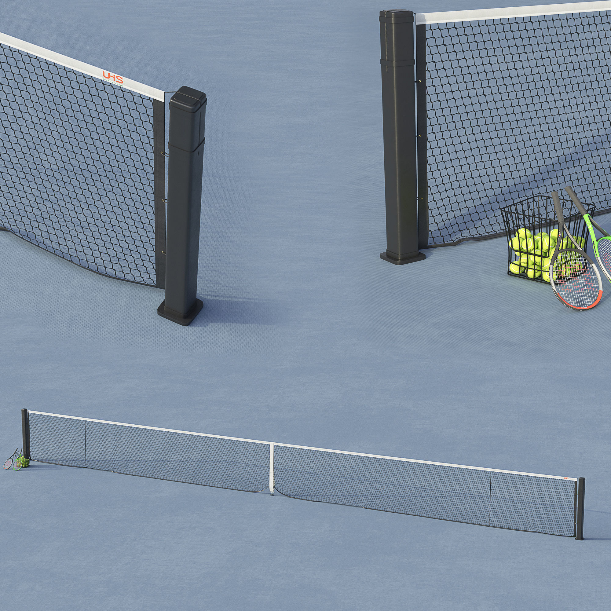 Tennis net 3D model | CGTrader