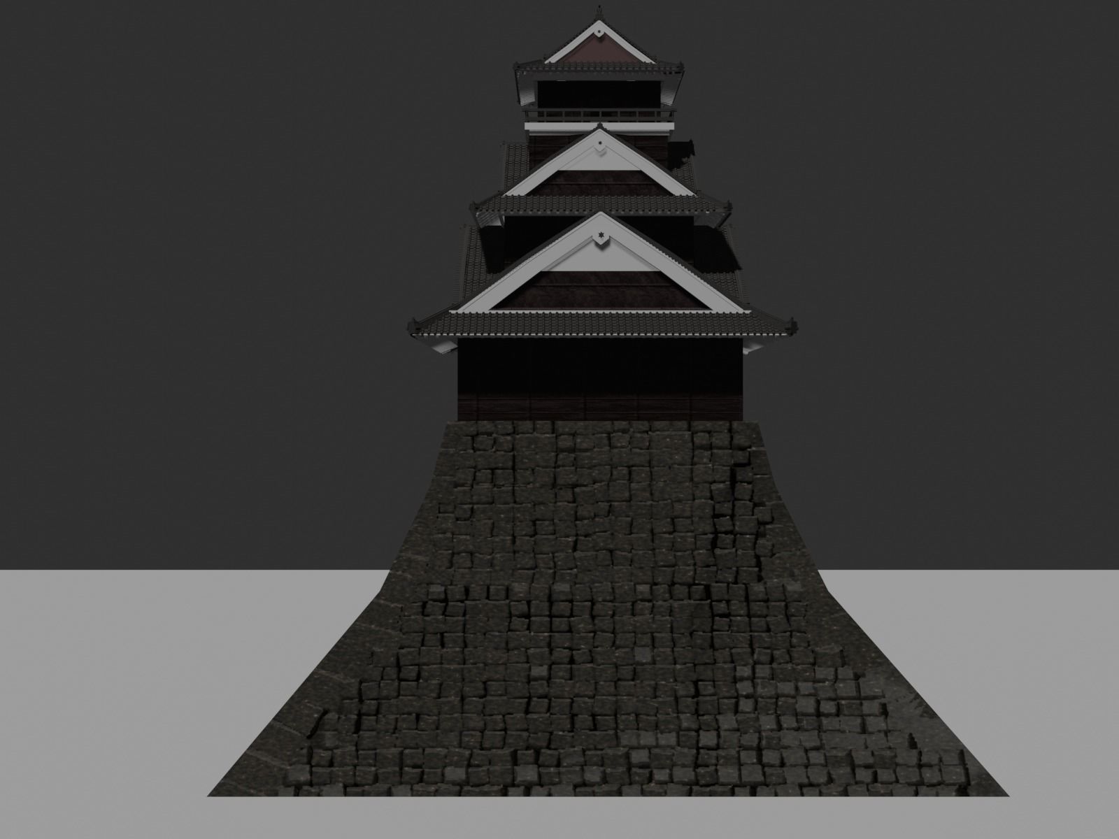 Japanese Castle 3D model | CGTrader