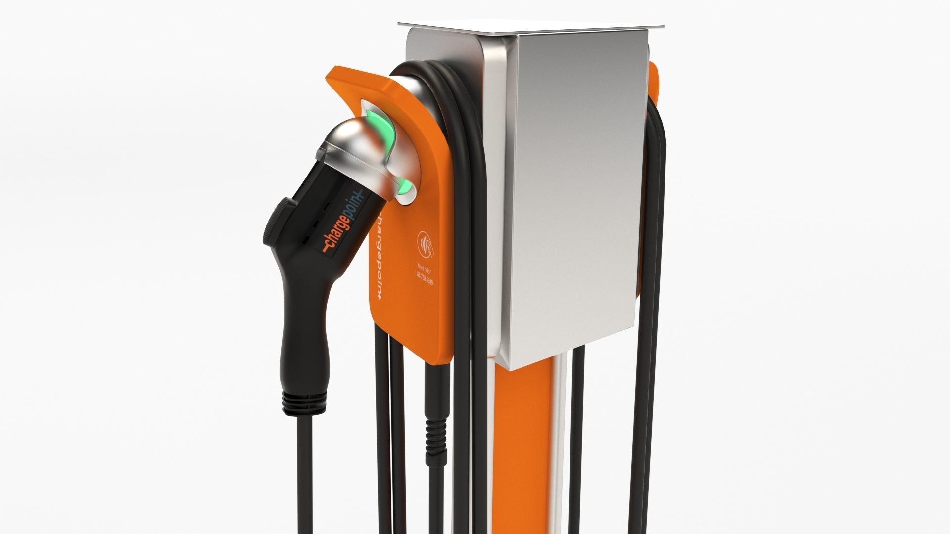 Electric Vehicle Chargepoint Part 02 3D model | CGTrader
