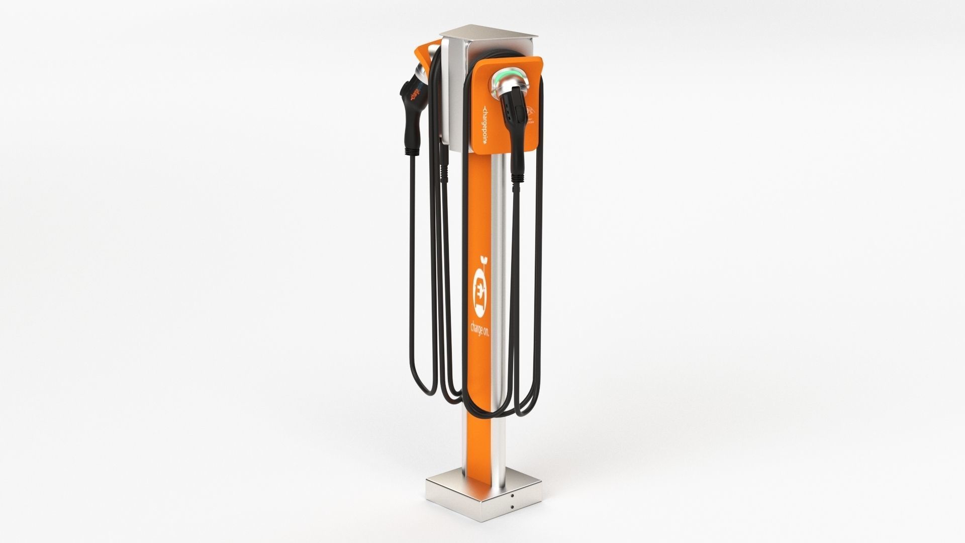 Electric Vehicle Chargepoint Part 02 3D model | CGTrader