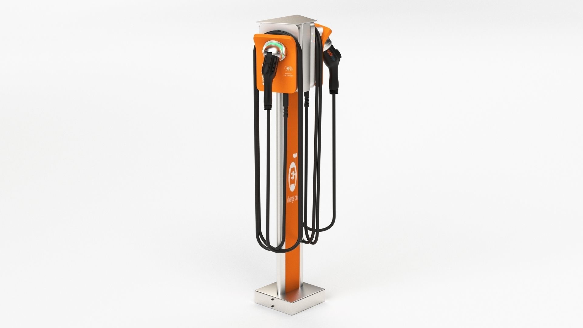 Electric Vehicle Chargepoint Part 02 3D model | CGTrader