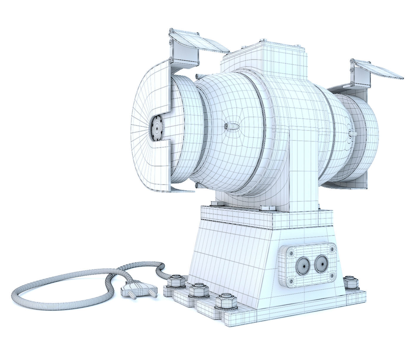 Industrial machine tool - Grinder machine 3D model | CGTrader