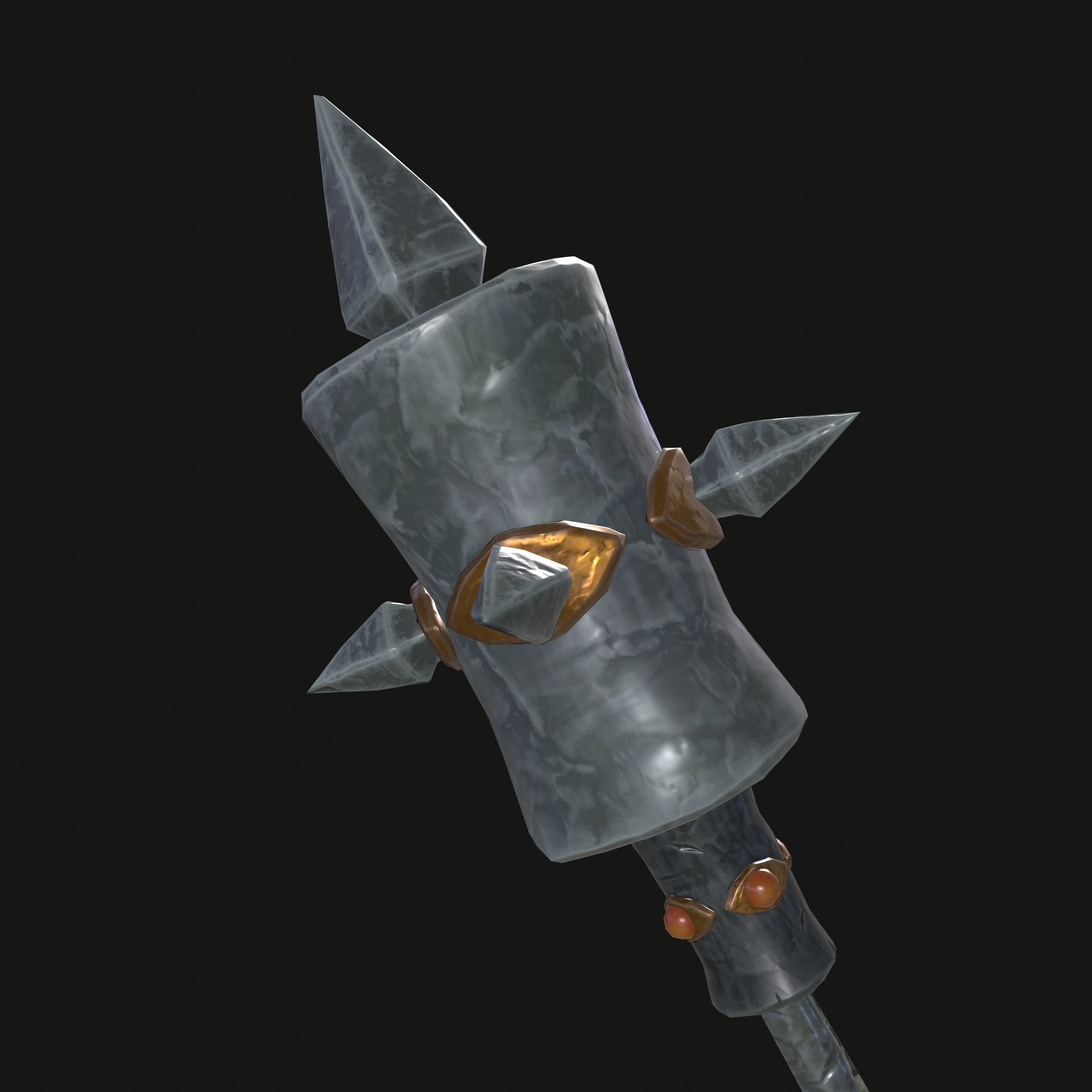 3D model Stylized Mace VR / AR / low-poly | CGTrader
