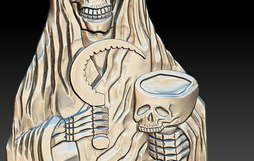 Death skull 3D model 3D printable | CGTrader