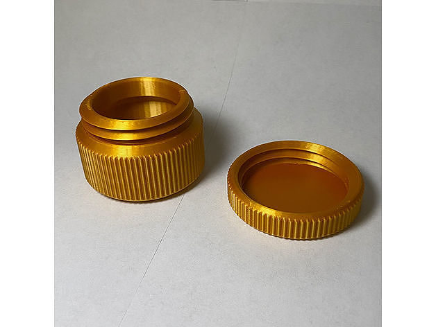 Basic Threaded Container 3D model | CGTrader