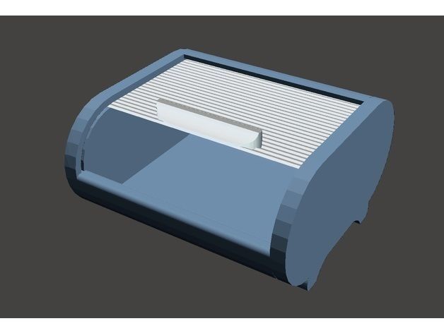 Wide Roll Top Box 3D model | CGTrader