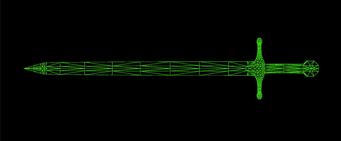 3D model A battle-worn sword VR / AR / low-poly | CGTrader