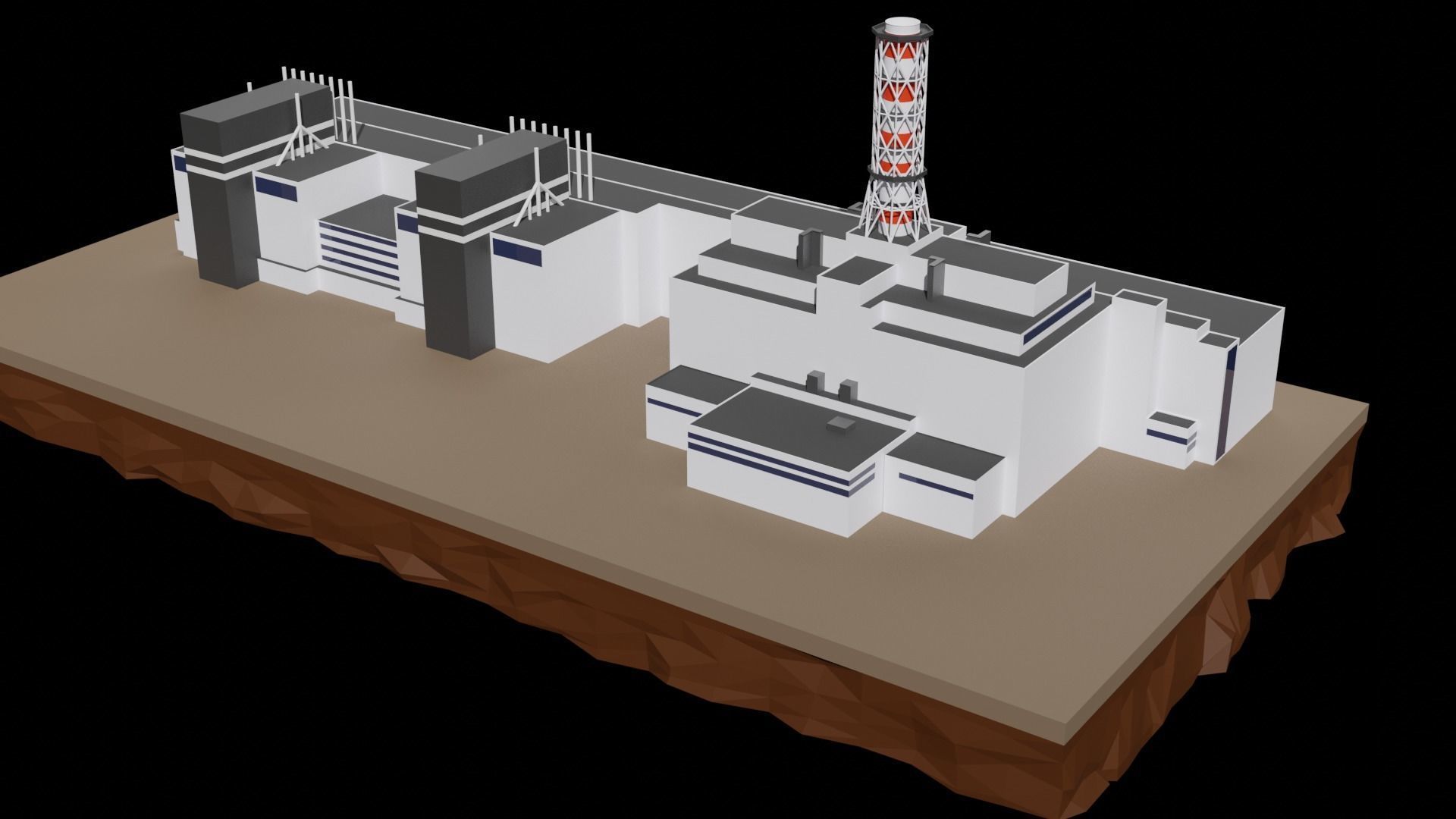Chernobyl nuclear power plant 3D model | CGTrader