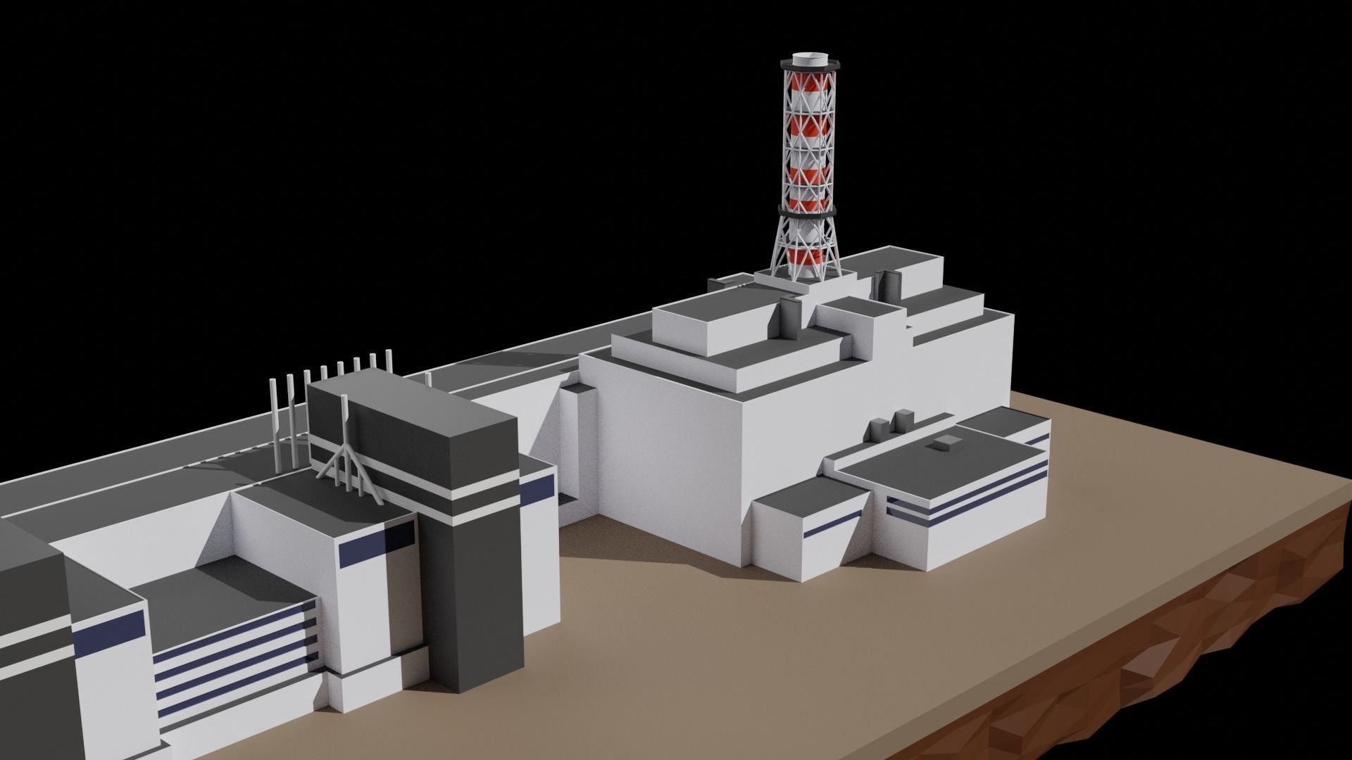 Chernobyl nuclear power plant 3D model | CGTrader