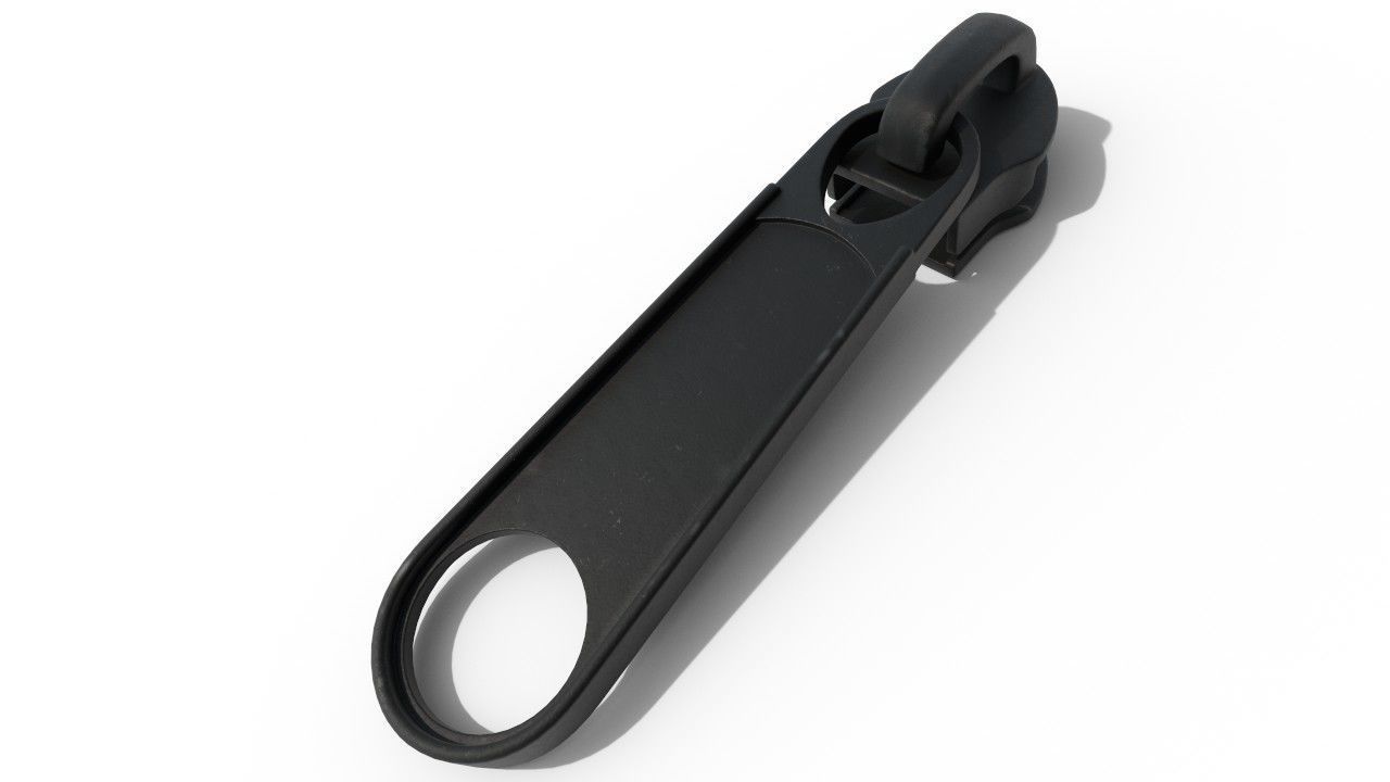 3D model Zipper Puller with Slider 008 VR / AR / low-poly | CGTrader