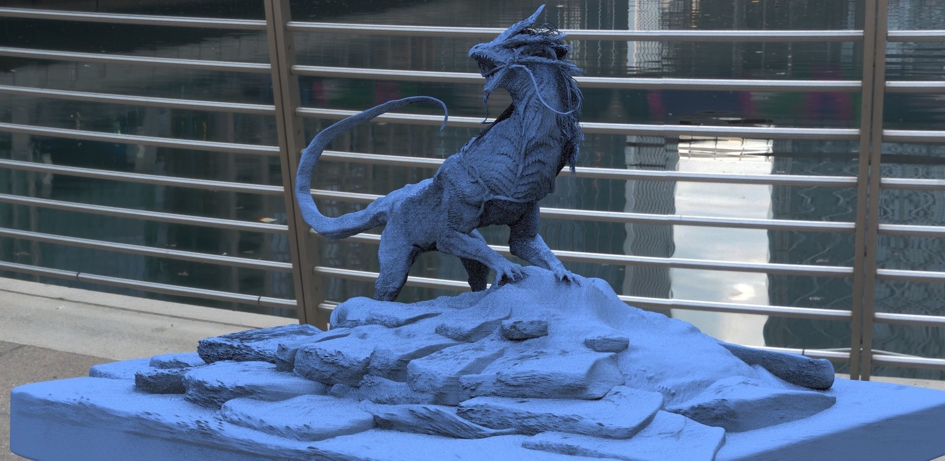 Lizard Mount 3D model | CGTrader