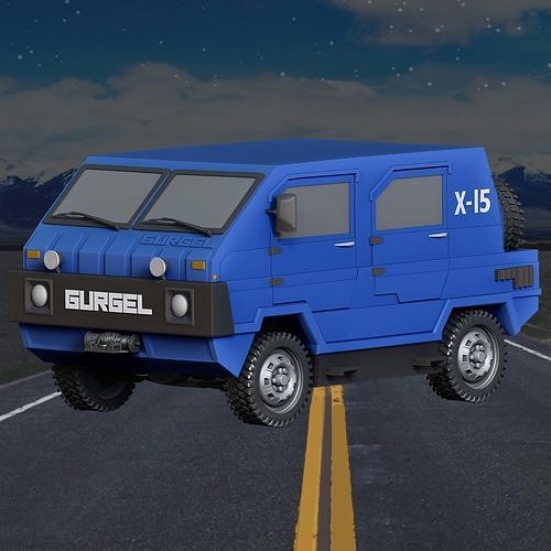 Gurgel Car 3D model 3D printable | CGTrader