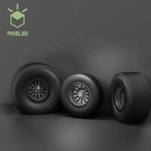 Drag wheel R3 3D model 3D printable | CGTrader