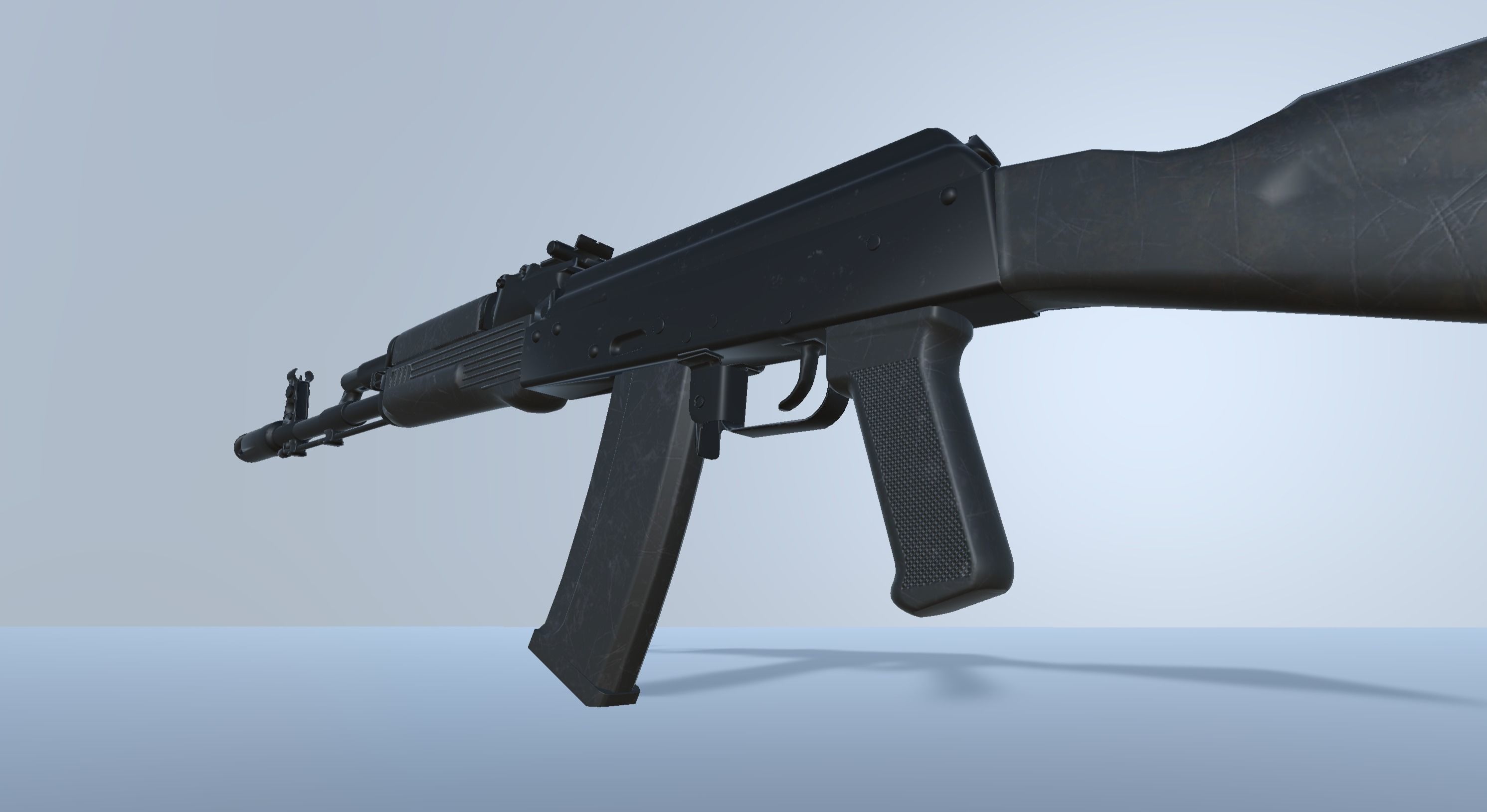 3D model AK-74 Russian rifle VR / AR / low-poly | CGTrader