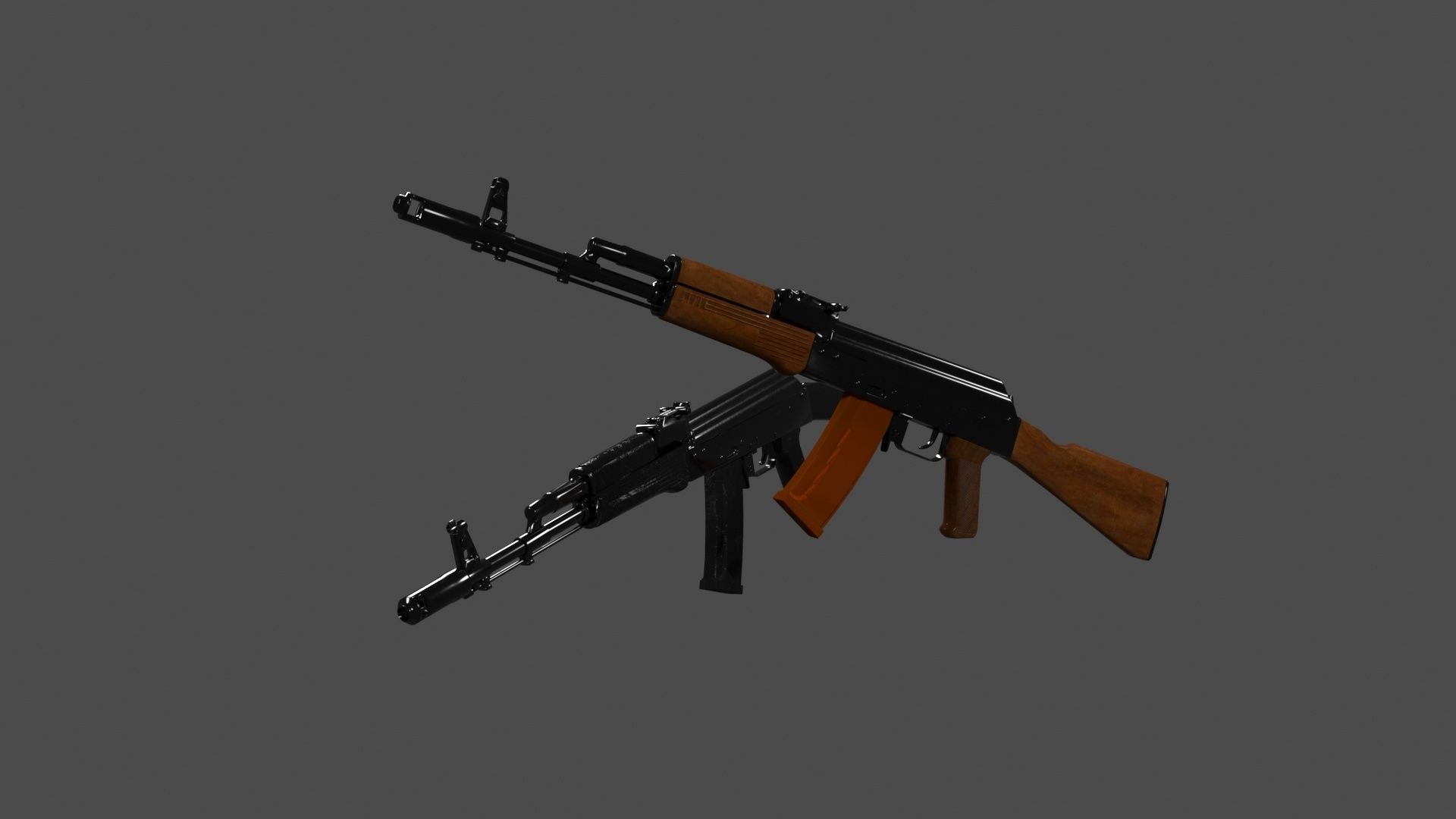 3D model AK-74 Russian rifle VR / AR / low-poly | CGTrader