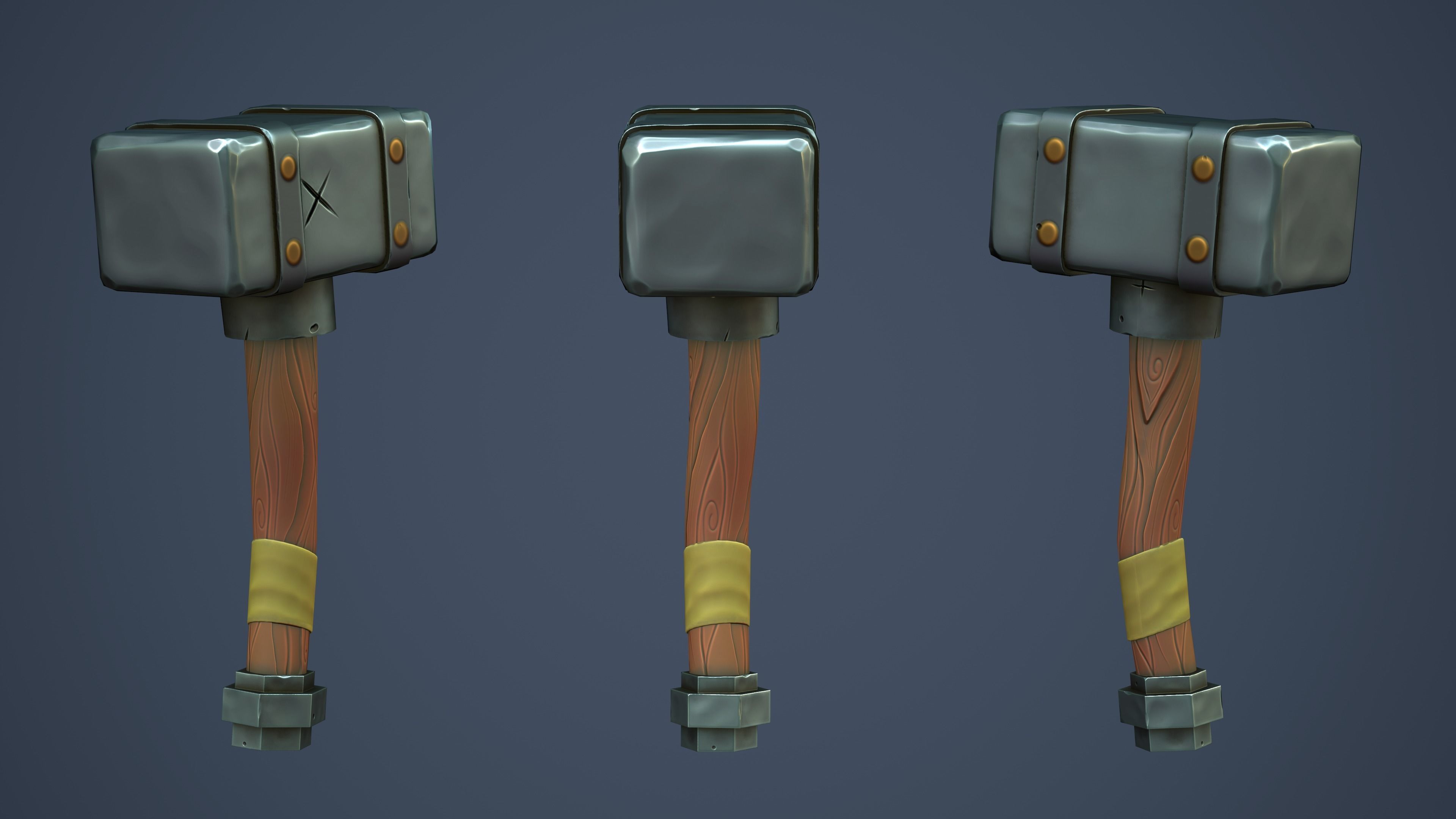 3D model Stylzied Miner Pack VR / AR / low-poly | CGTrader