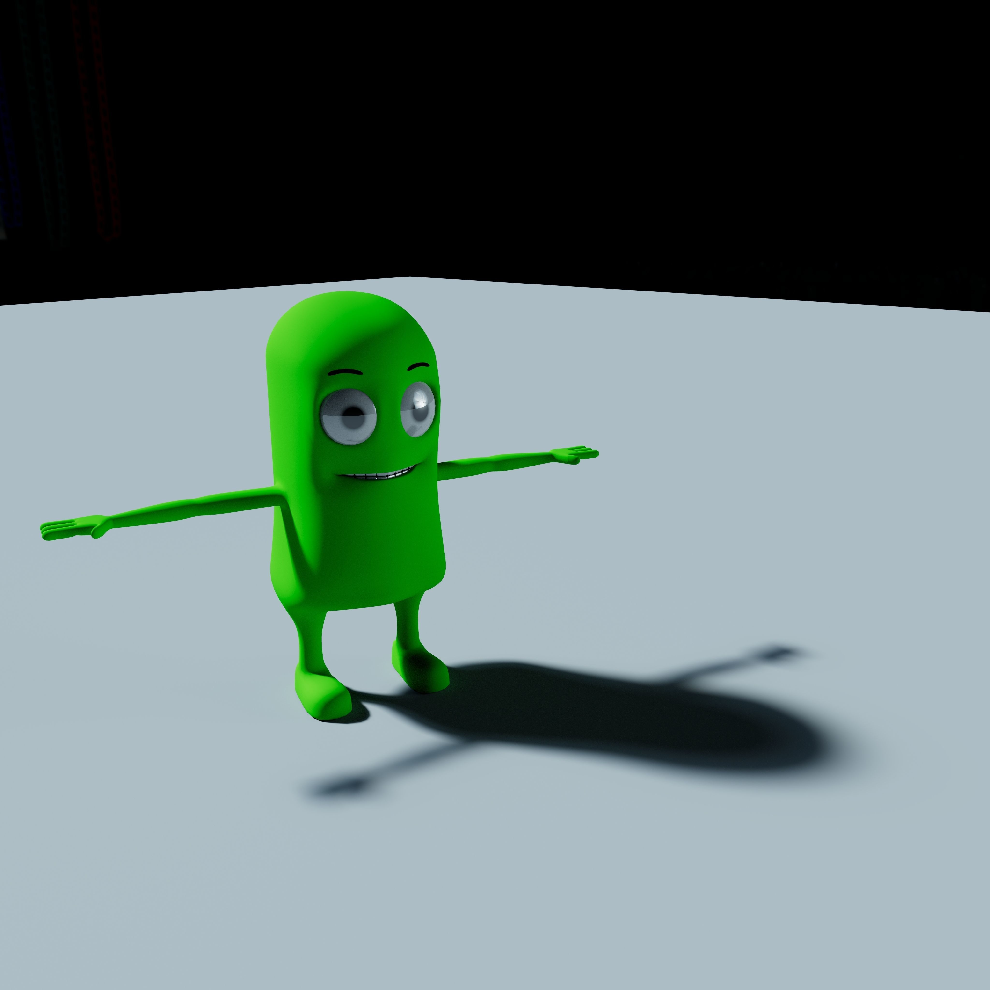 Green Guy Character 3d model 3D model | CGTrader