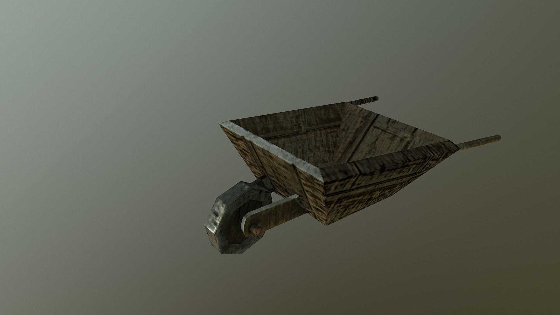 Low Poly Wheelbarrow free VR / AR / low-poly 3D model | CGTrader