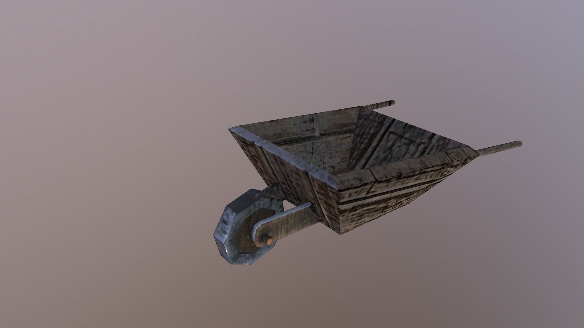 Low Poly Wheelbarrow free VR / AR / low-poly 3D model | CGTrader