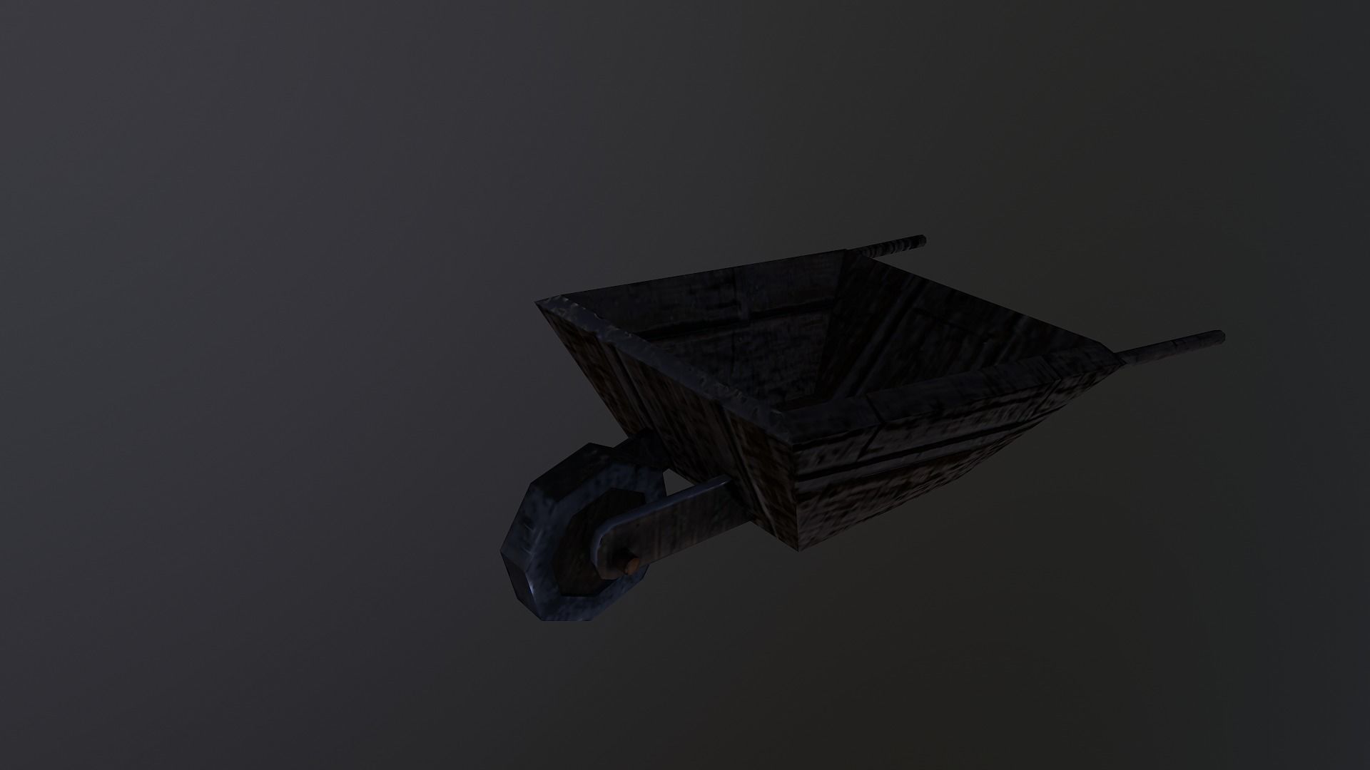 Low Poly Wheelbarrow free VR / AR / low-poly 3D model | CGTrader