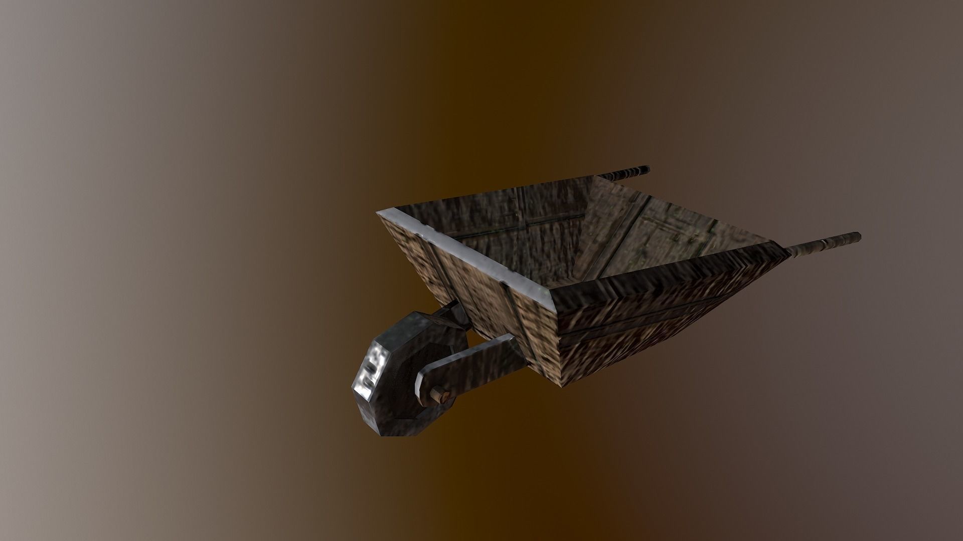 Low Poly Wheelbarrow free VR / AR / low-poly 3D model | CGTrader
