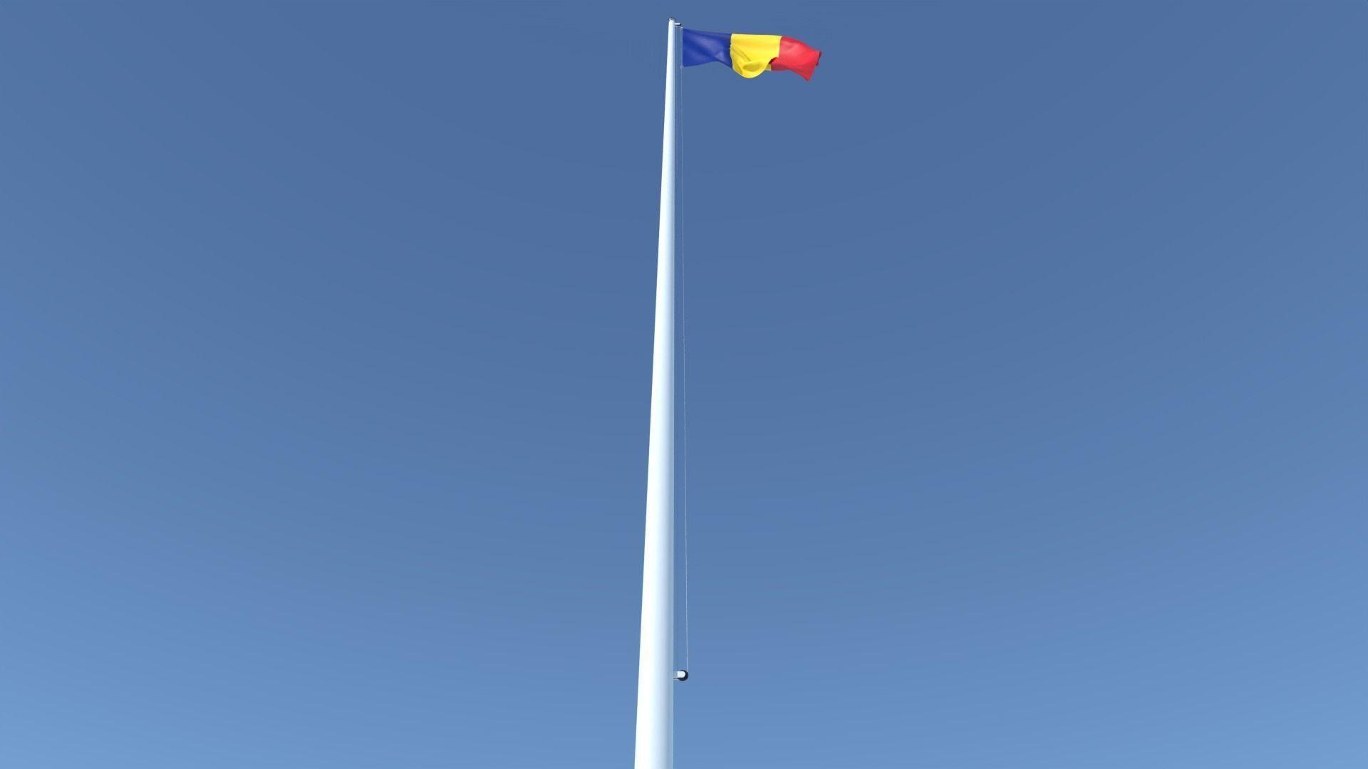 3D model Animated Flag of Romania VR / AR / low-poly | CGTrader