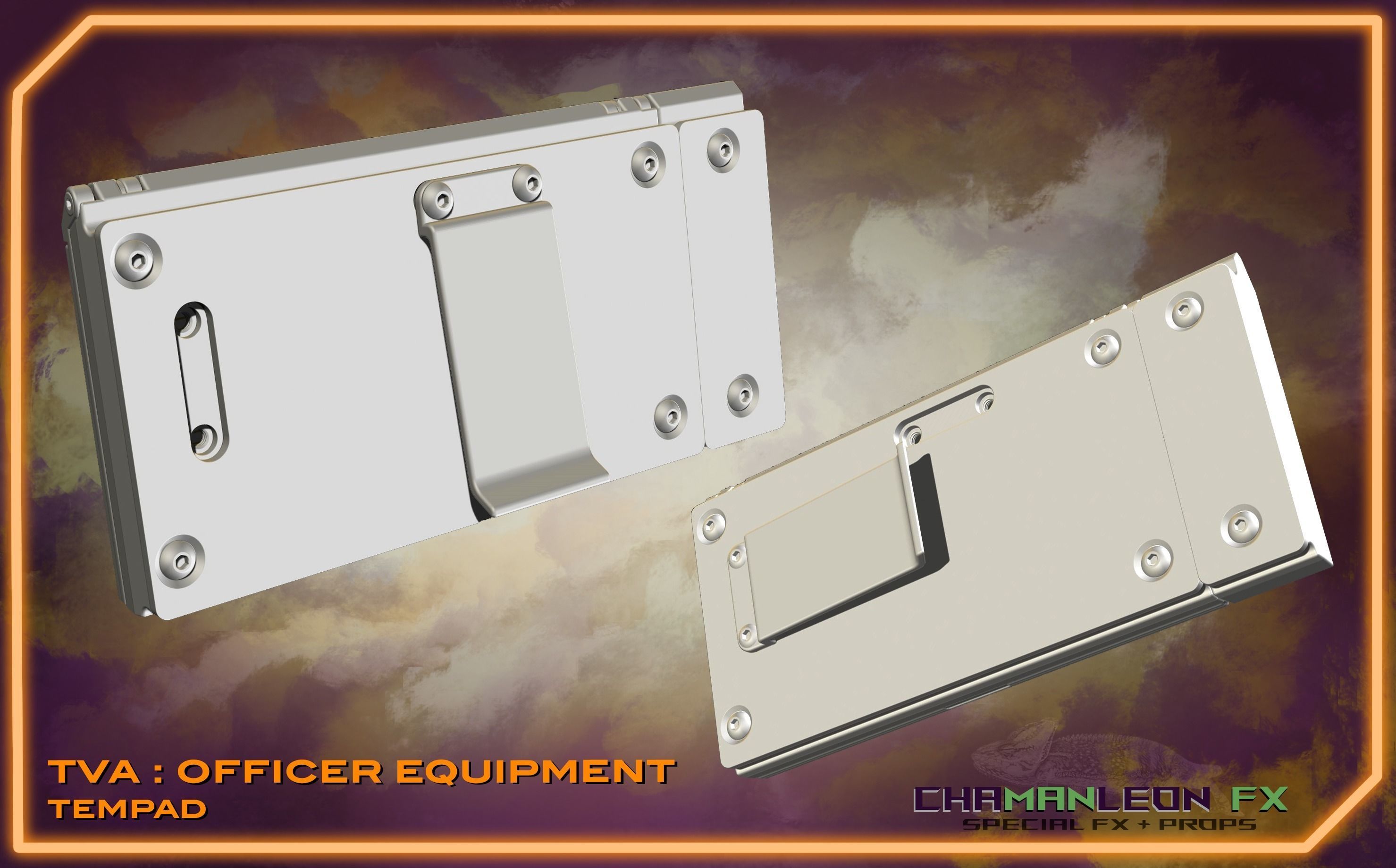 LOKI TVA TemPad and Vambrace Mount Cosplay 3D model 3D printable | CGTrader