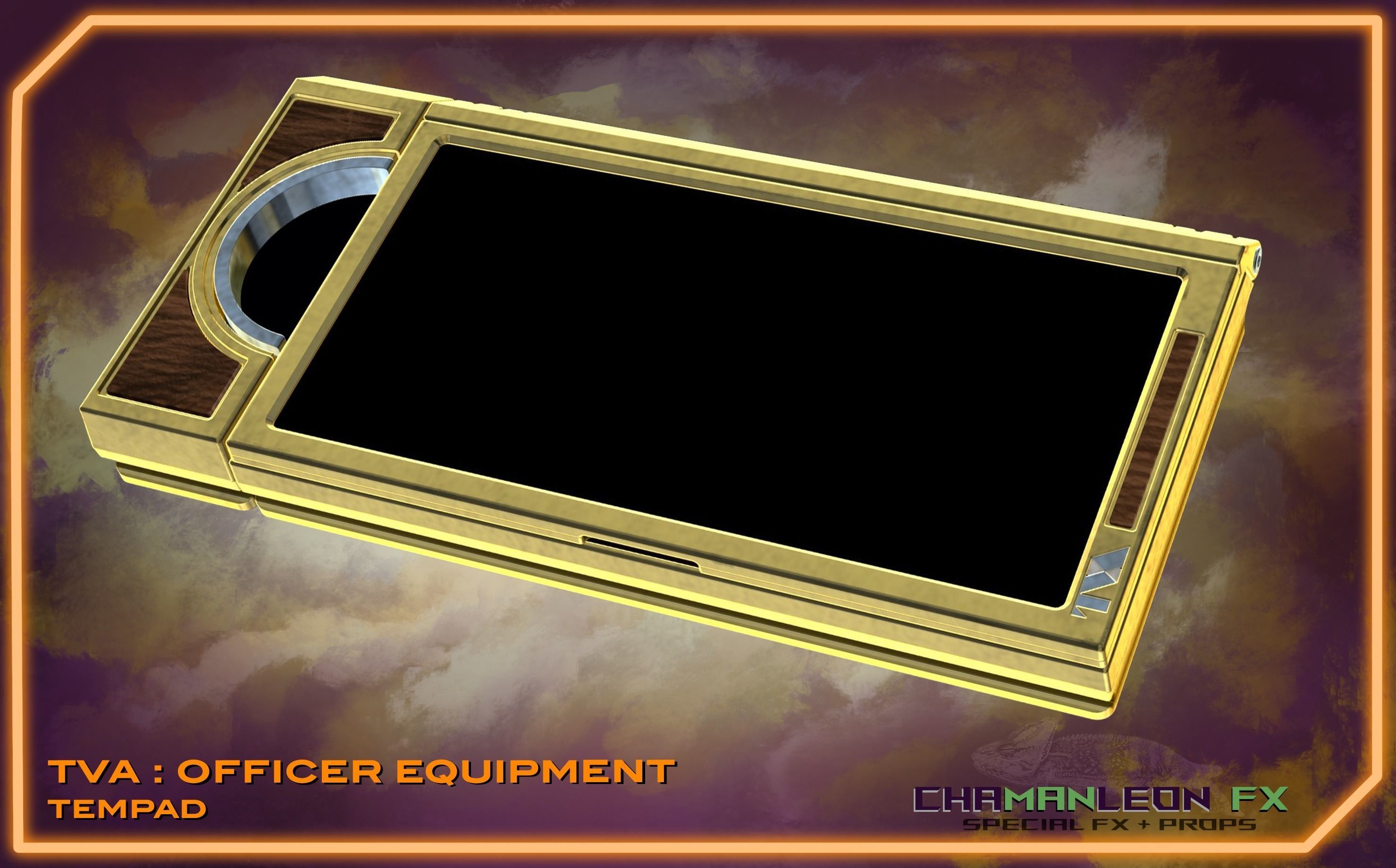 LOKI TVA TemPad and Vambrace Mount Cosplay 3D model 3D printable | CGTrader