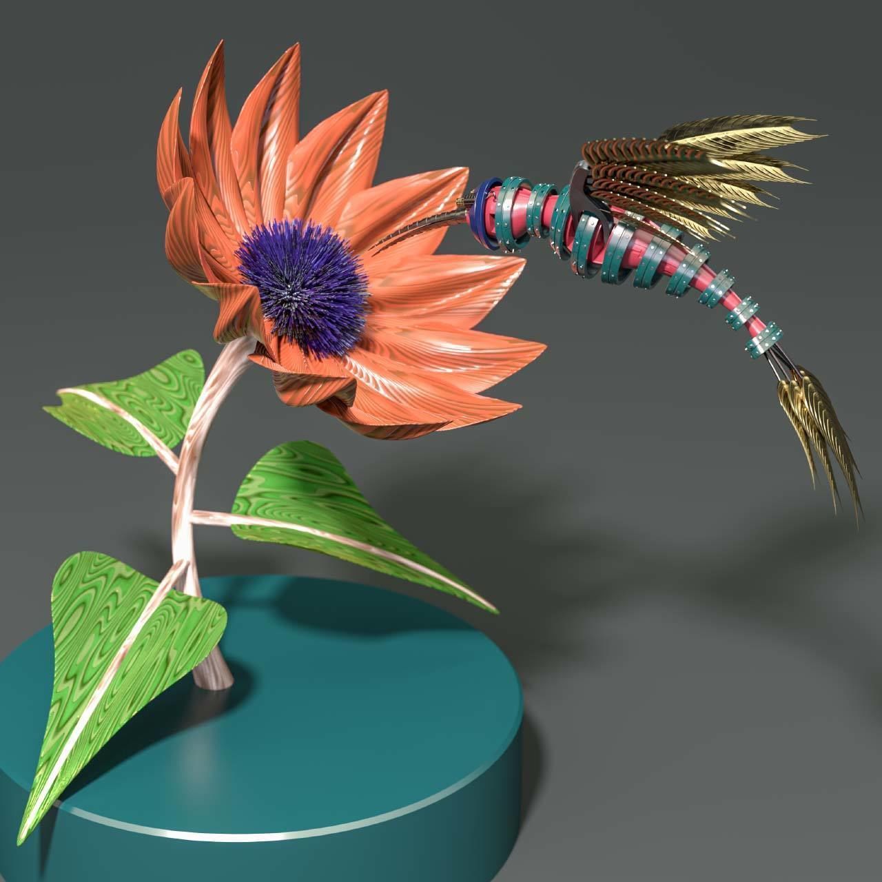 Steampunk Colibri 3D model | CGTrader
