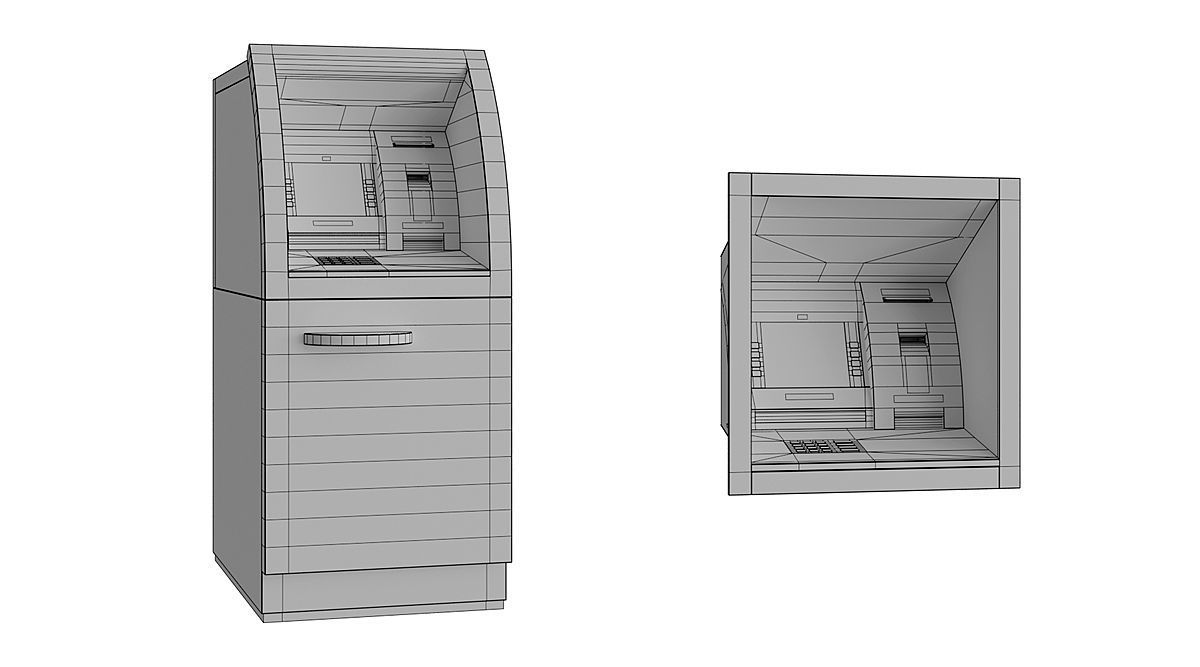 Atm Machine BLENDER 3D Model Cycles 3D model | CGTrader