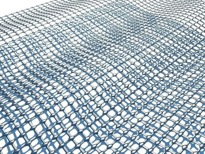 Grid wave 3D Model OBJ 3DS FBX C4D STL | CGTrader.com