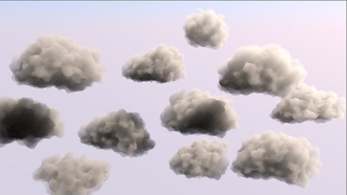 Clouds 3d model blender free 3D model | CGTrader