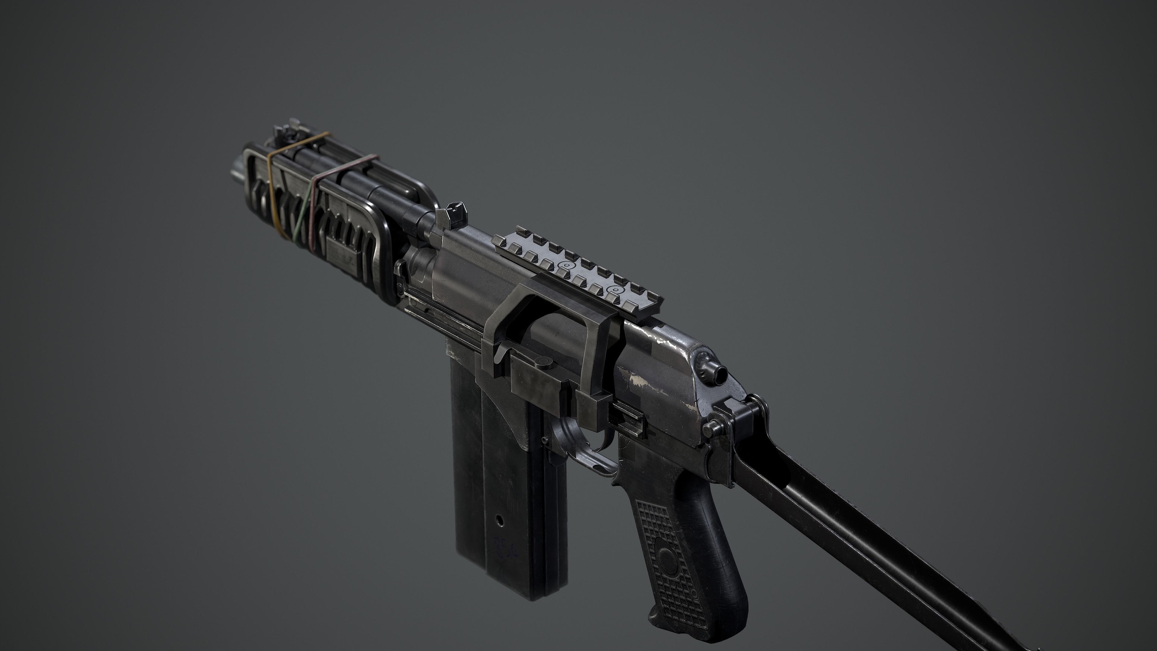 3D model VSK-94 sniper rifle VR / AR / low-poly | CGTrader