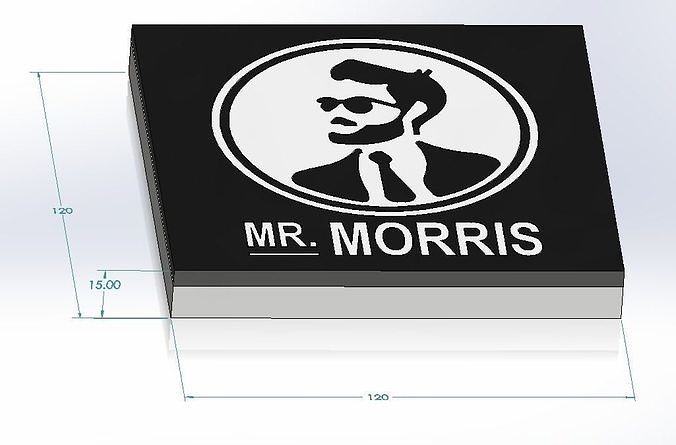 Mr Morris 3D model 3D printable | CGTrader