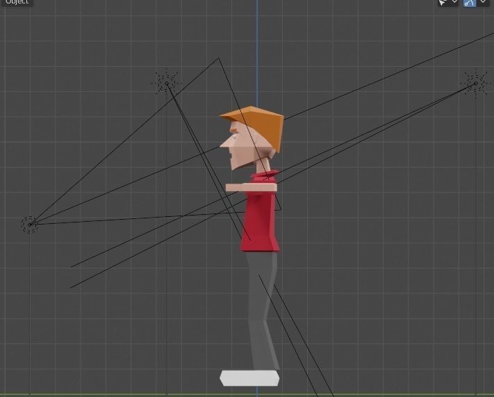 3D CARTOON charactor BOY LOW POLLY MODEL free 3D model | CGTrader