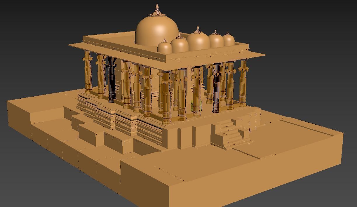 SHIVA TEMPLE 3D MODEL - INDIA RAJASTHAN 3D model | CGTrader