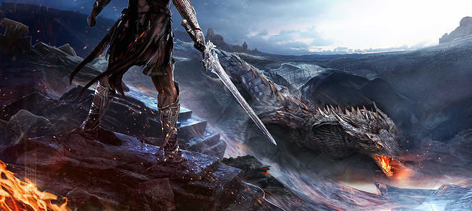 Dragon Slayer 3D model | CGTrader