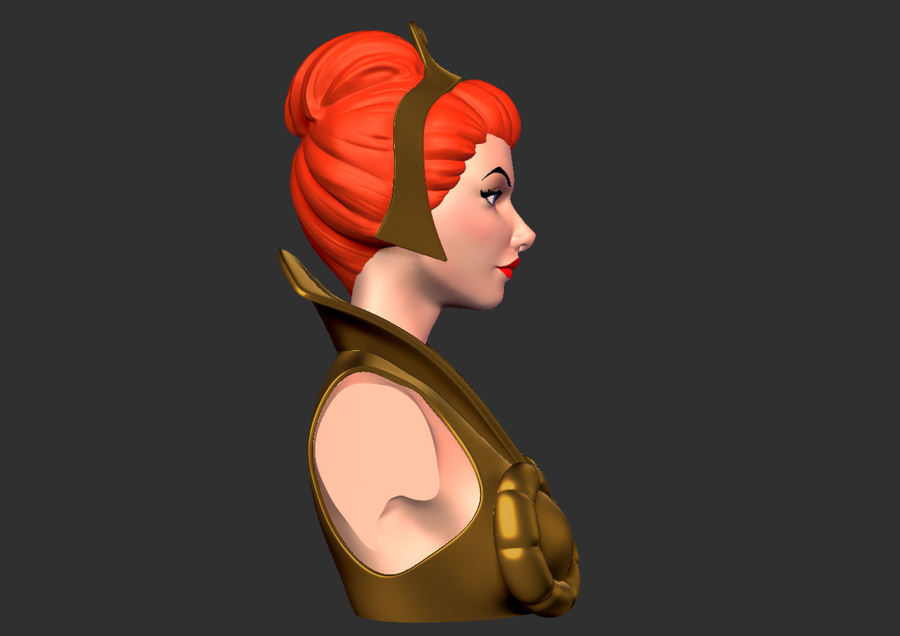 Bust Posed - Teela 3D model 3D printable | CGTrader