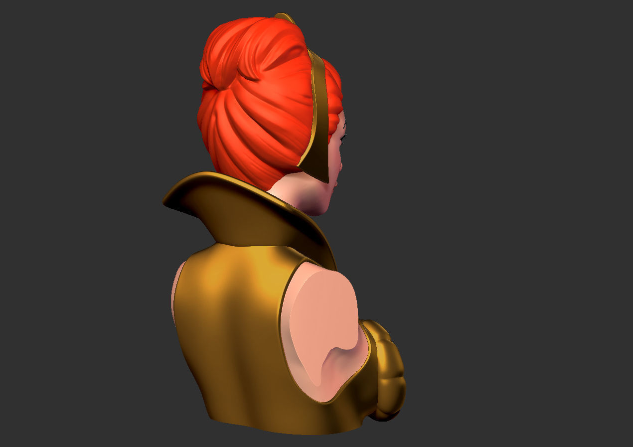 Bust Posed - Teela 3D model 3D printable | CGTrader